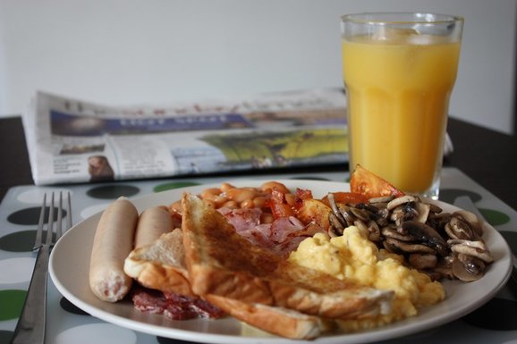 A Homemade Full English Breakfast