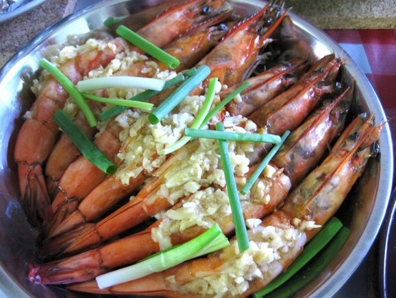Steamed Prawns with Garlic Recipe | Spring Tomorrow