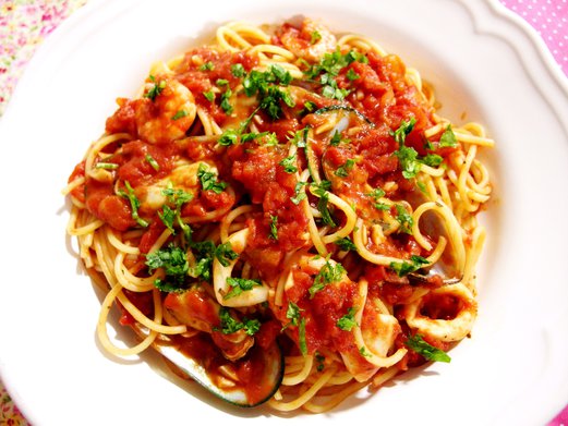 Seafood Marinara Spaghetti Recipe | Spring Tomorrow