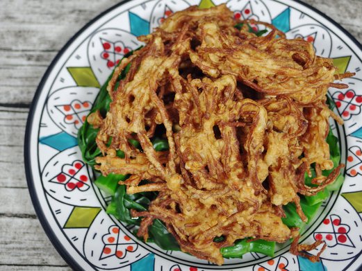 Fried Enoki Mushroom Recipe | Spring Tomorrow