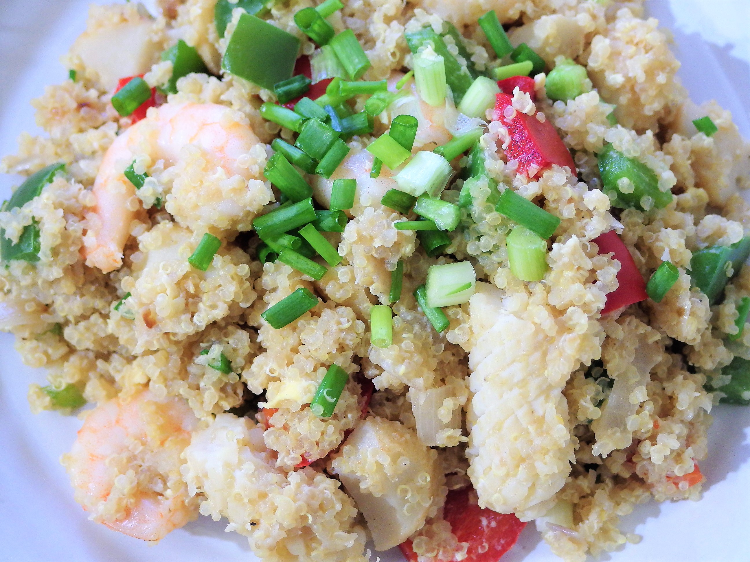 Fried Quinoa with Seafood Recipe | Spring Tomorrow