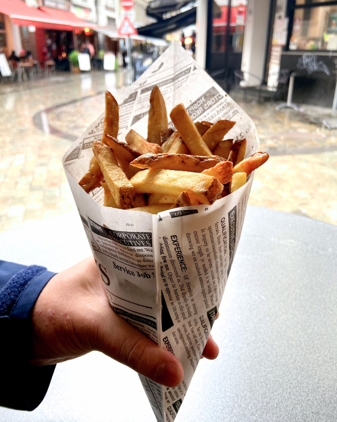 Cafe Georgette Review: Trying Brussels' Beef Fat Fries (Double-Fried!)